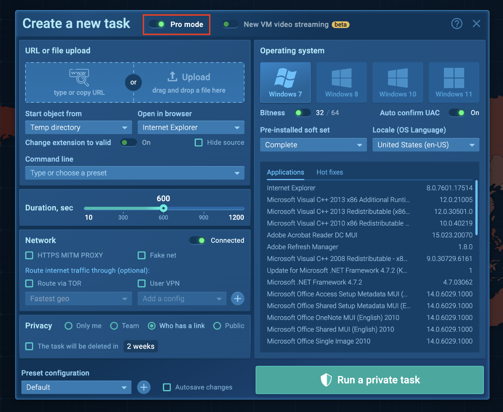 How to Create a Task in ANY.RUN:a Step-by-Step Guide