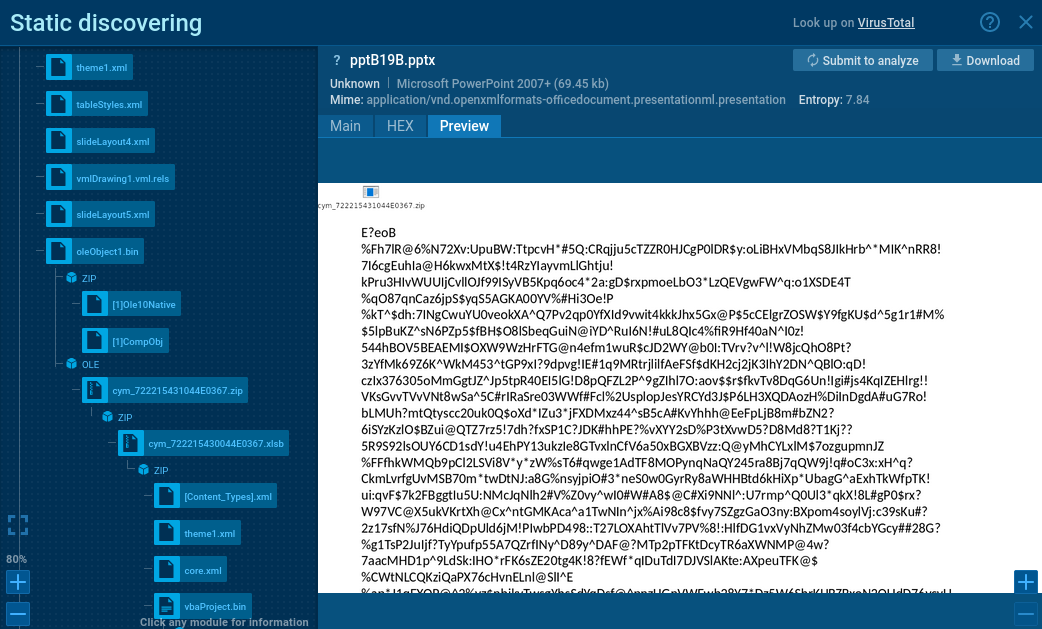 In-Depth Static Analysis for Various File Types