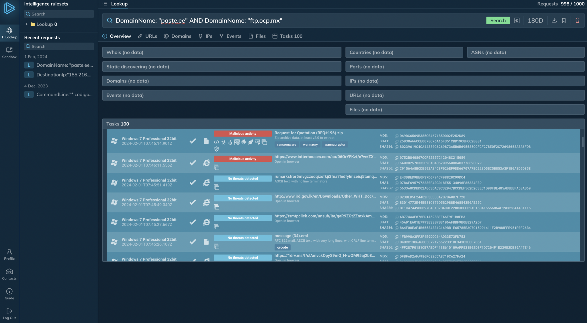 Introducing ANY.RUN Threat Intelligence Lookup - ANY.RUN's ...
