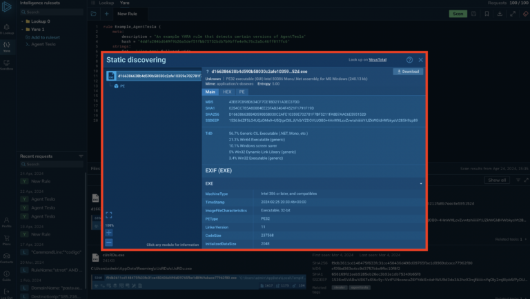 Find Malware by File Contents with YARA Search