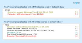 Analysis of Malware Protected with Themida and VMprotect