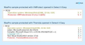 Analysis of Malware Protected with Themida and VMprotect
