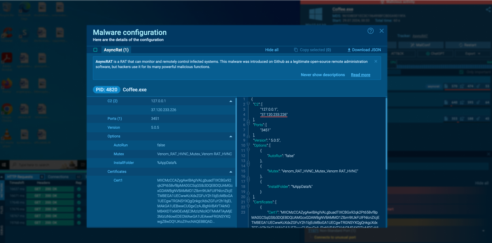 Collect and Use IOCs from Malware Configs in TI Lookup - ANY.RUN's Cybersecurity Blog