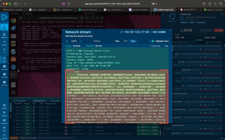 OtterCookie: Analysis of New Lazarus Group Malware