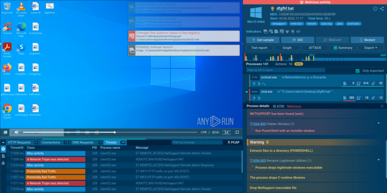 3 Cyber Attacks in June 2025: Remcos, NetSupport RAT, and more
