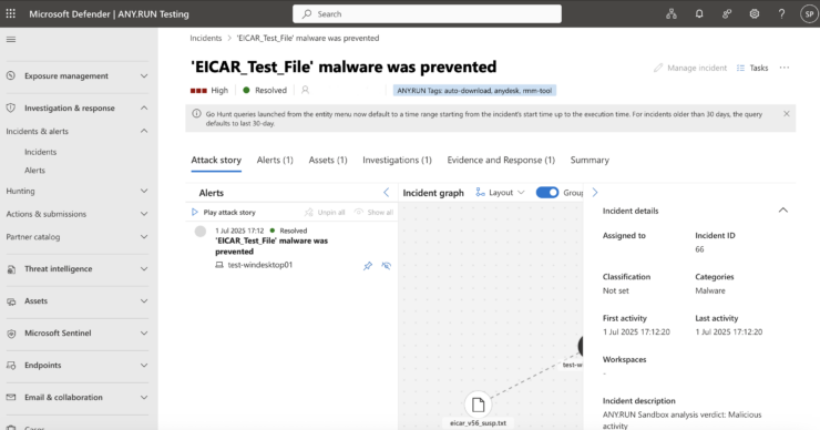 ANY.RUN & MS Defender: Enrich Alerts Faster, Stop Attacks Early - ANY ...