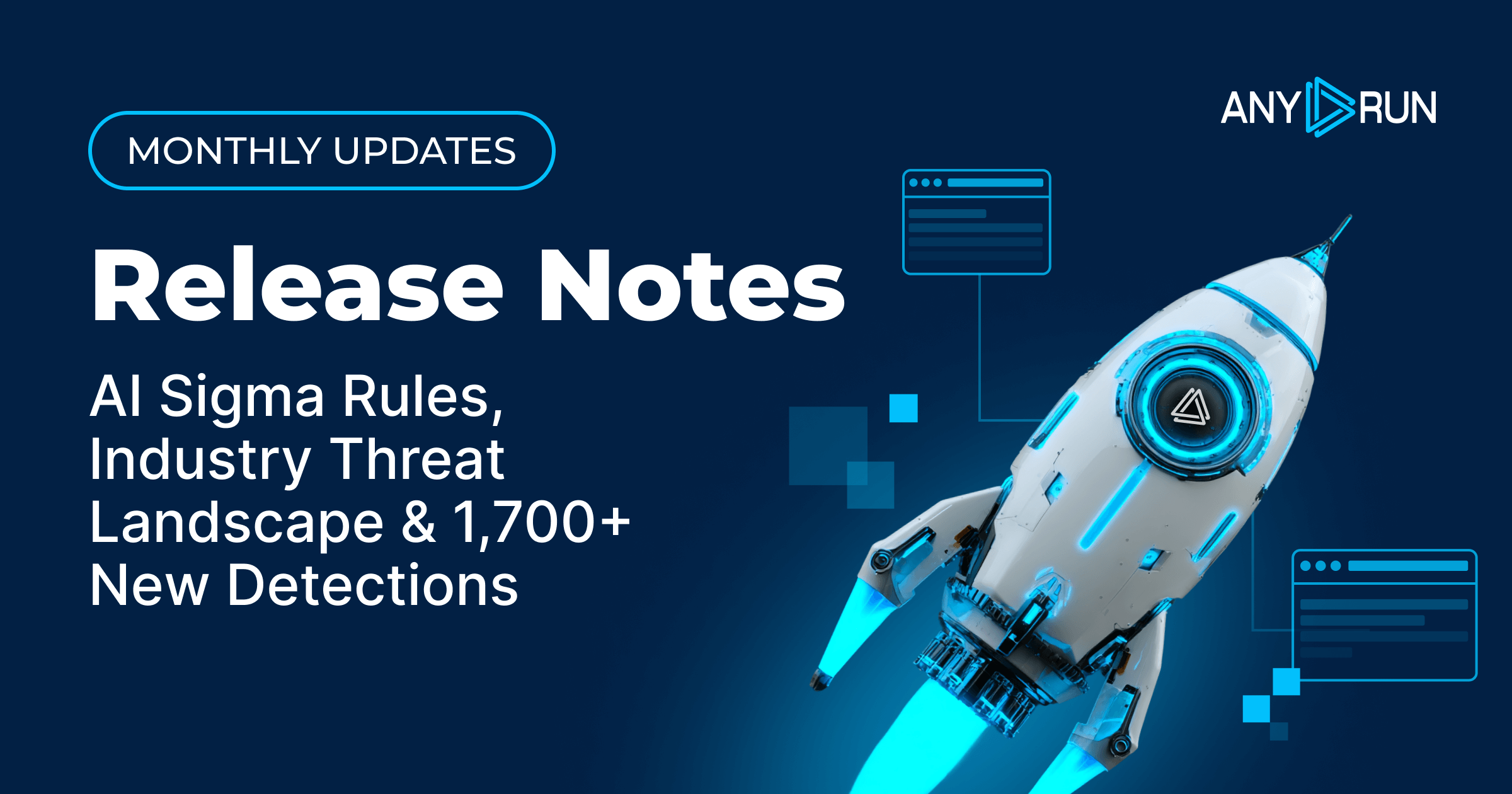 Release Notes: AI Sigma Rules, Industry Threat Landscape