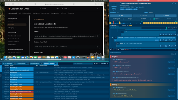 ClickFix Hits macOS via AI Tools: Real Attack Analyzed